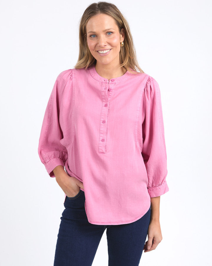 Rowan Shirt Pink Geranium – Elsie & Florence
